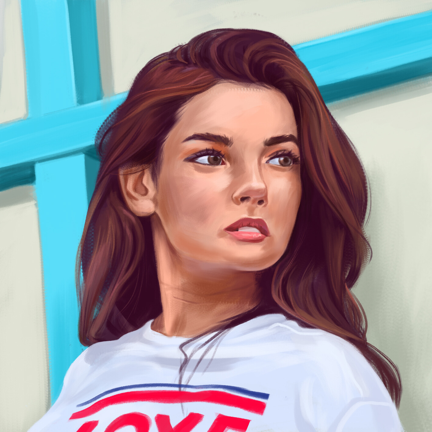 ArtStation - #single layer challenge #portrait study