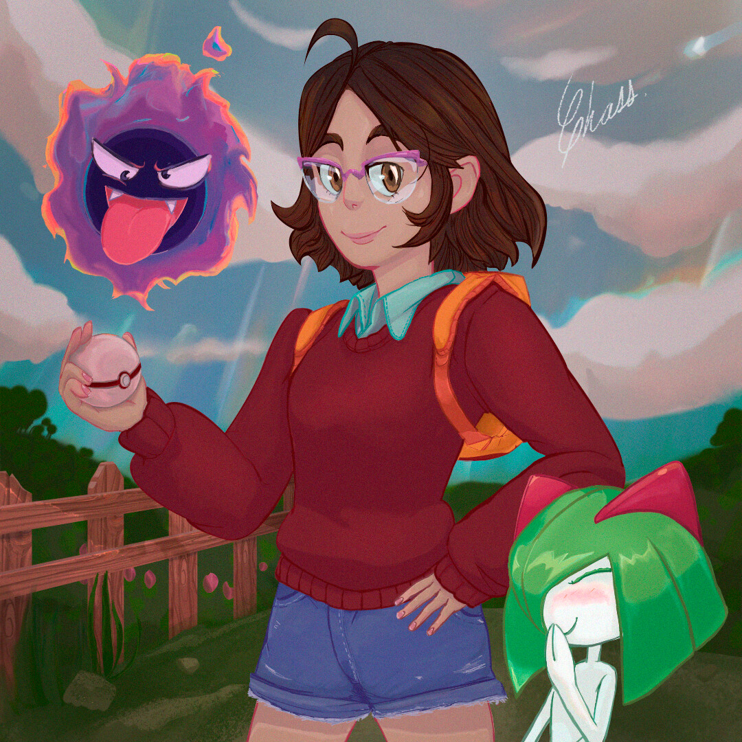 ArtStation - Pokemon Trainer (OC/ Pokemon Fanart)