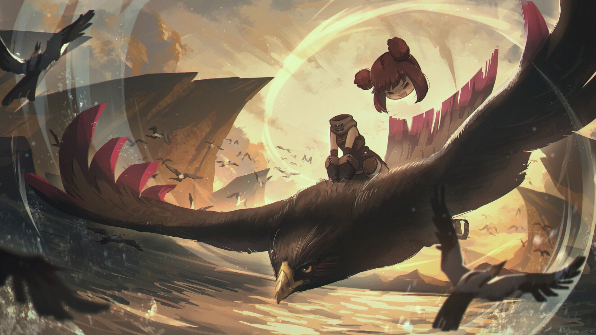 ArtStation - Hawk Rider