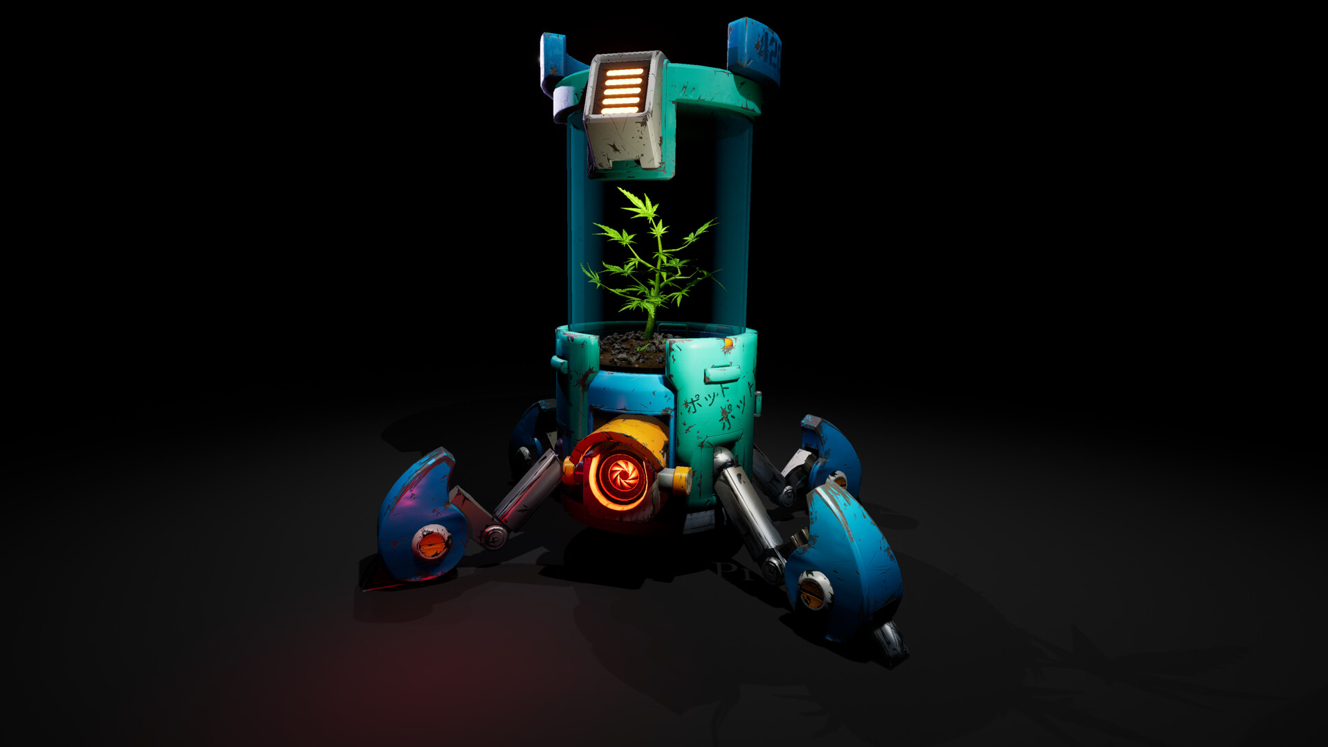 Aubry cabas - Robot aka "Potbot 420"