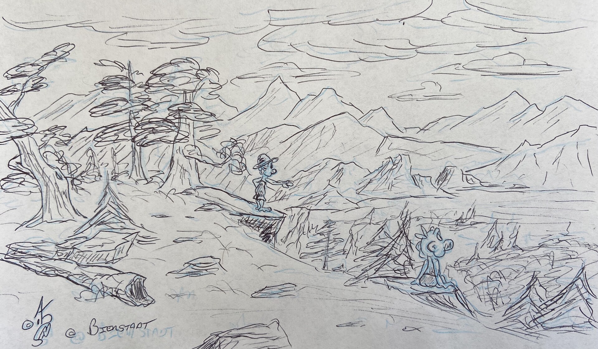 Andrew Schultz - 2/2/2021 Doodles