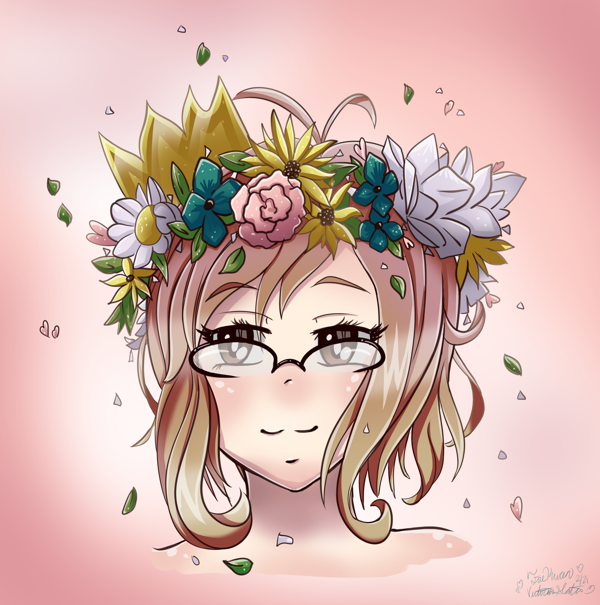 ArtStation - Flower Crown