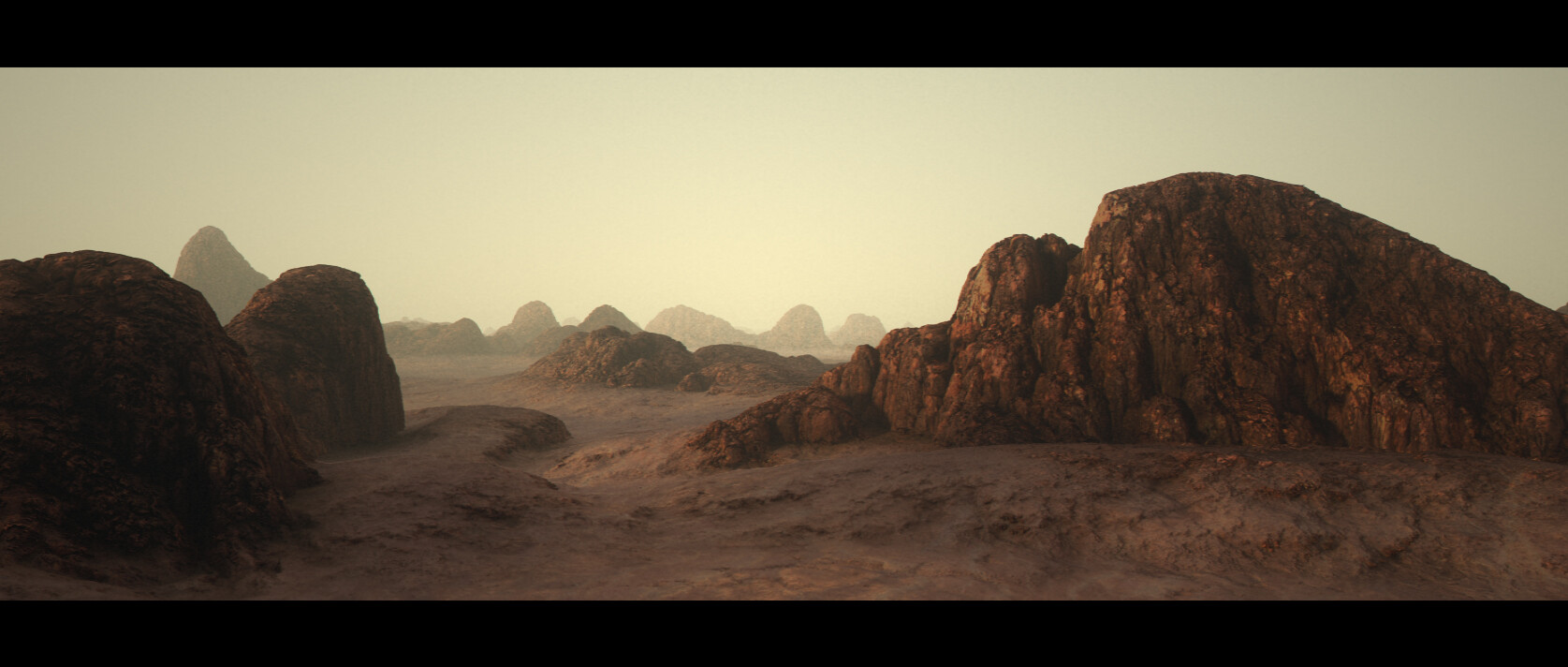 ArtStation - Desert cliff template samples vol1