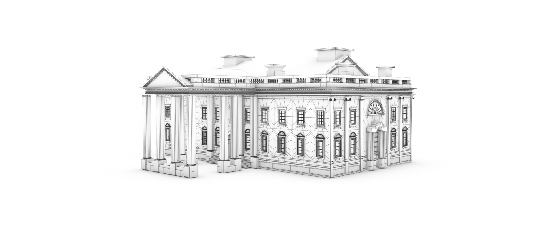 ArtStation - White House Student Modeling