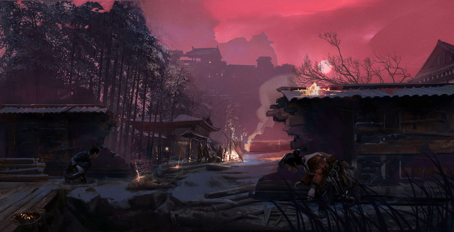 ArtStation - 夜袭·Night attack