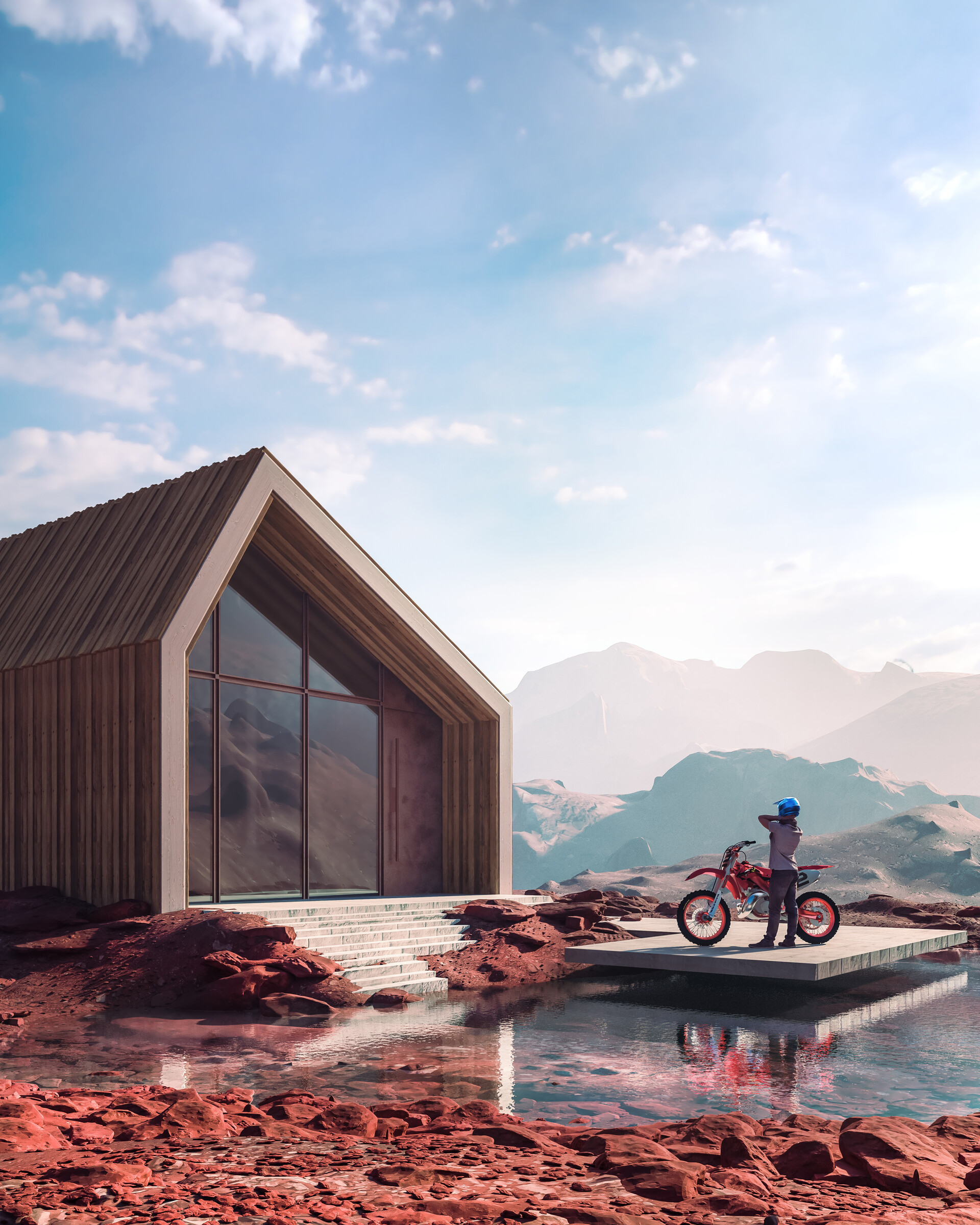 ArtStation - Desert House