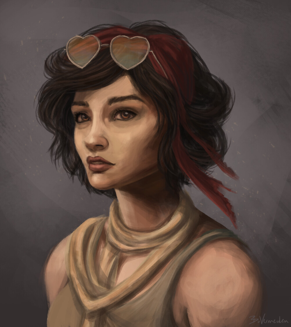 ArtStation - Desert Character Concept Portrait