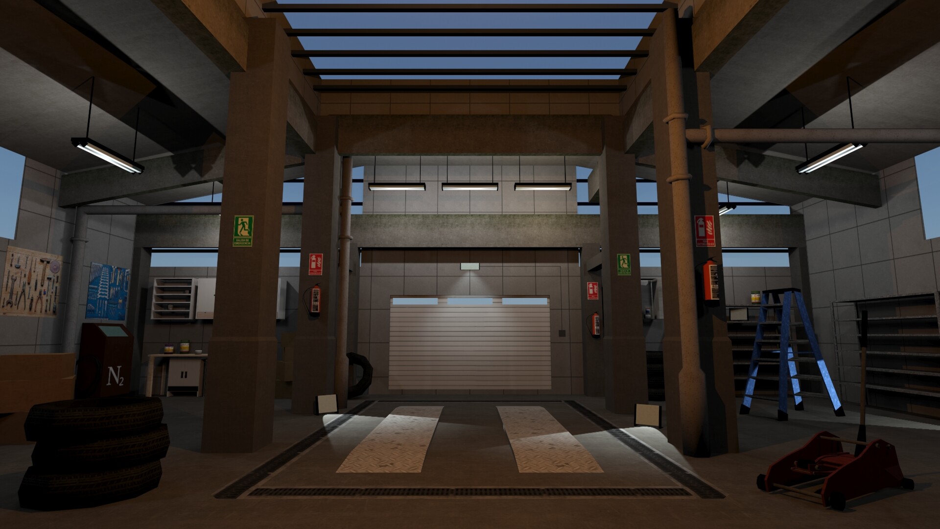 ArtStation - Garage 3D