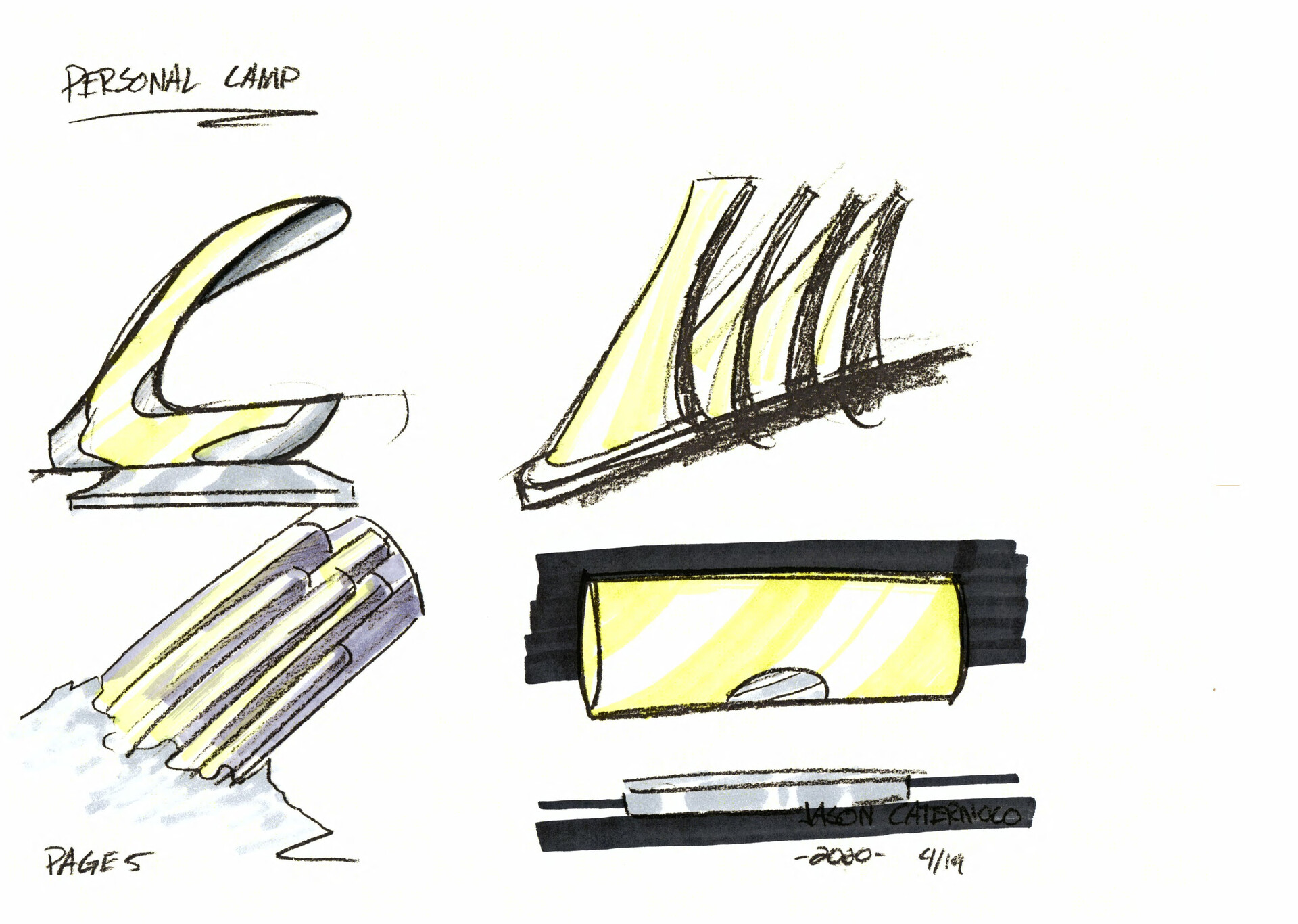 Jason Caternolo - Lamp & Personal Light Design Ideations