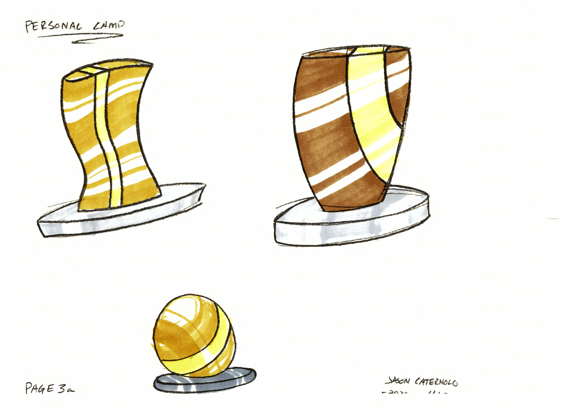 Jason Caternolo - Lamp & Personal Light Design Ideations