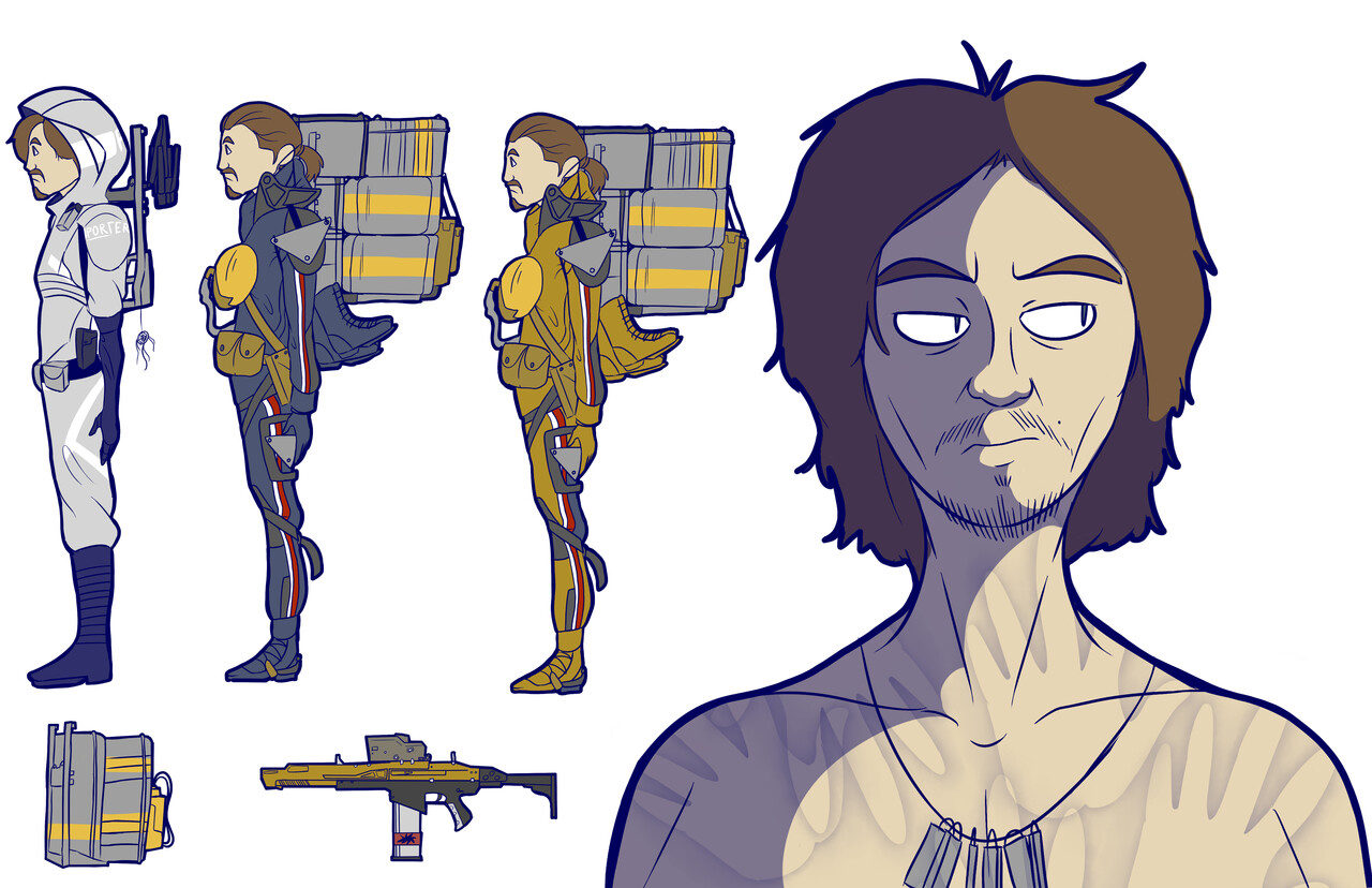 ArtStation - Death Stranding Fan Art concepts