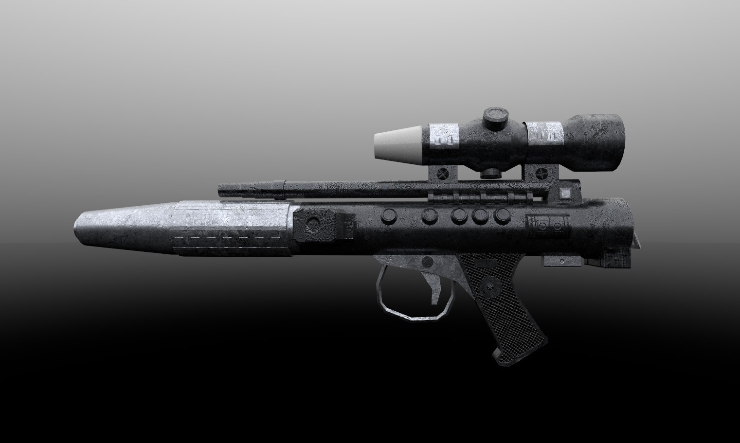 ArtStation - Star Wars DH-17 Blaster Pistol