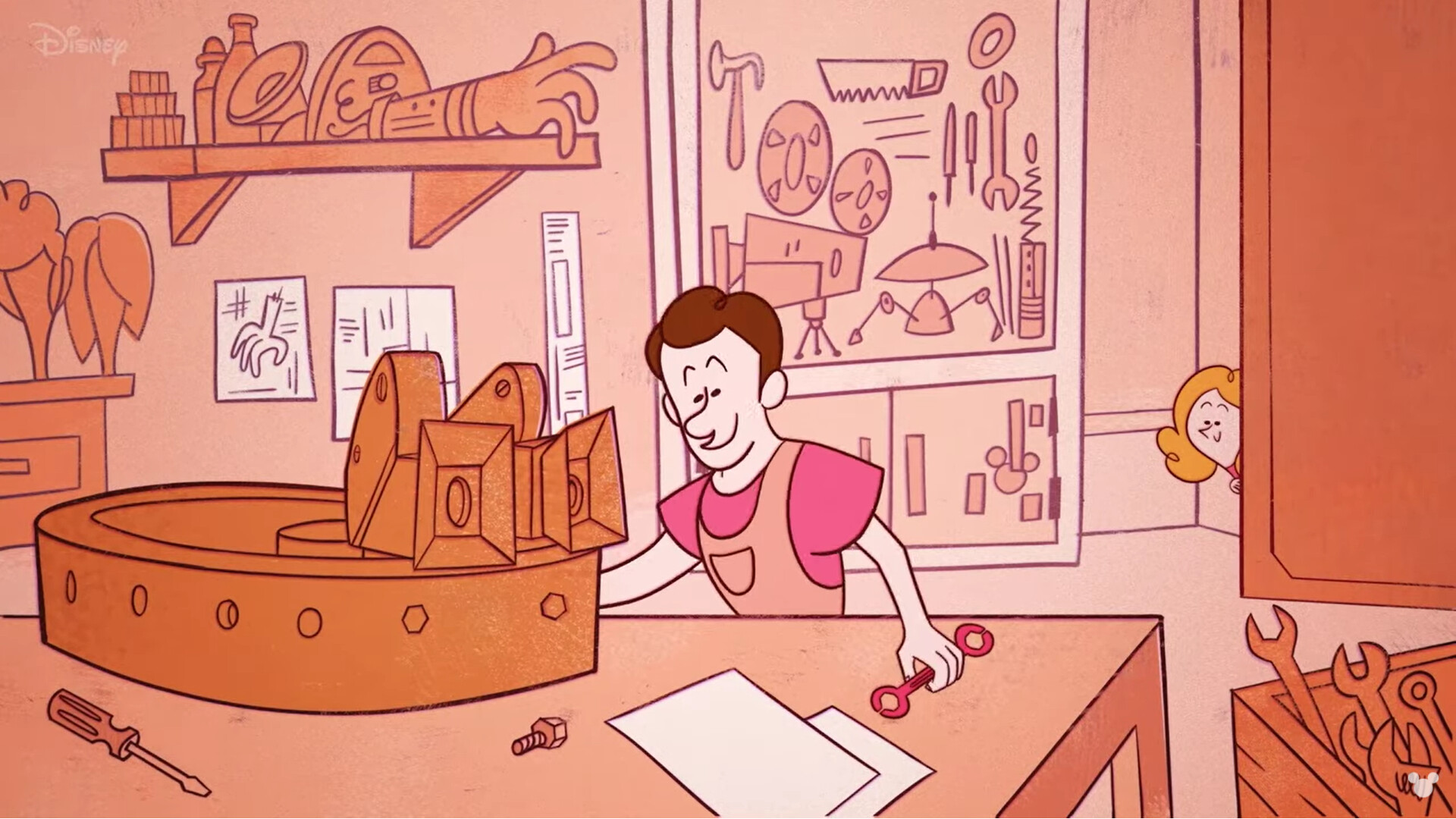 Rob Miller - Background Art - Disney + - Untold with Leslie Iwerks