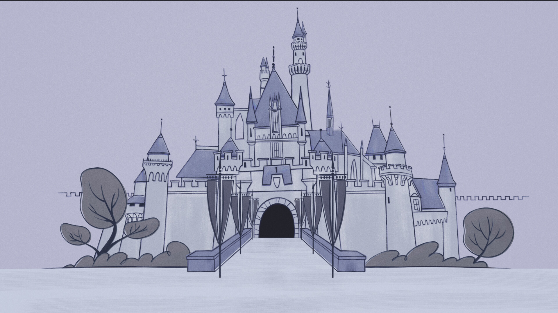 Rob Miller - Background Art - Disney + - Untold with Leslie Iwerks