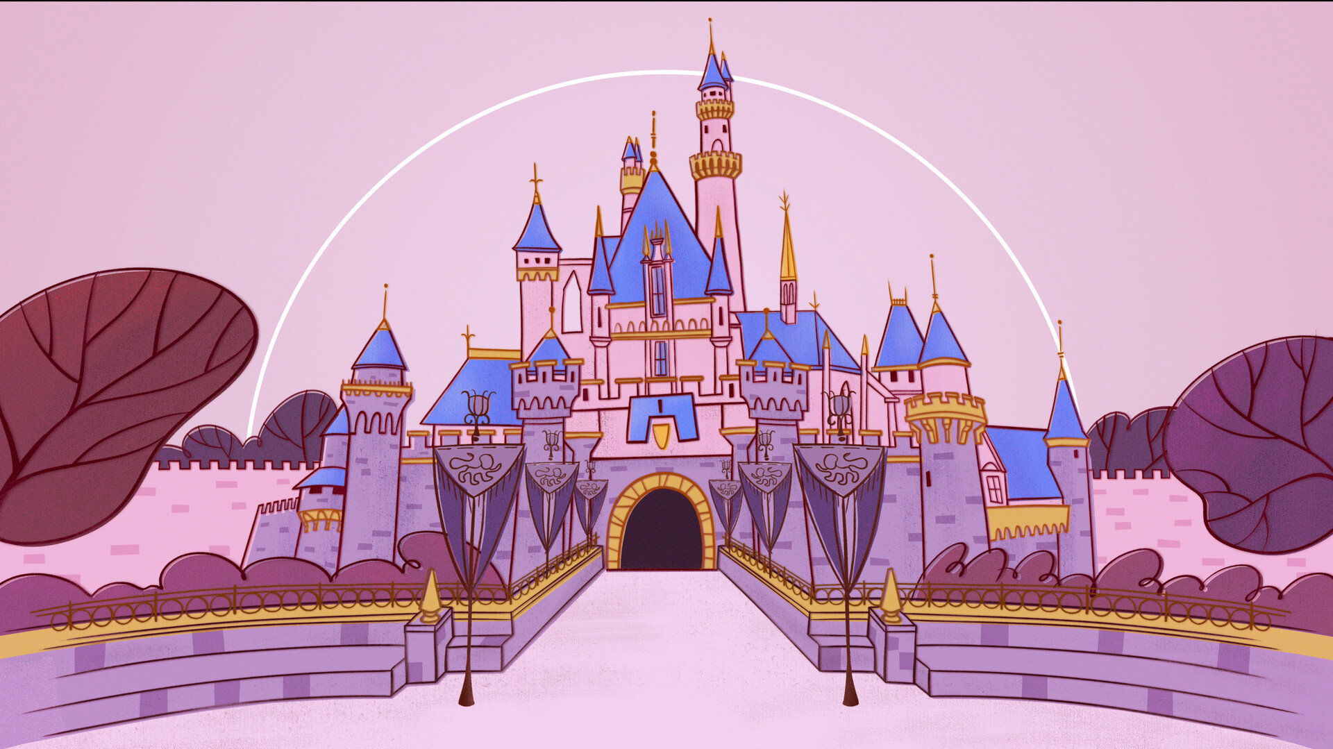 Rob Miller - Background Art - Disney + - Untold with Leslie Iwerks