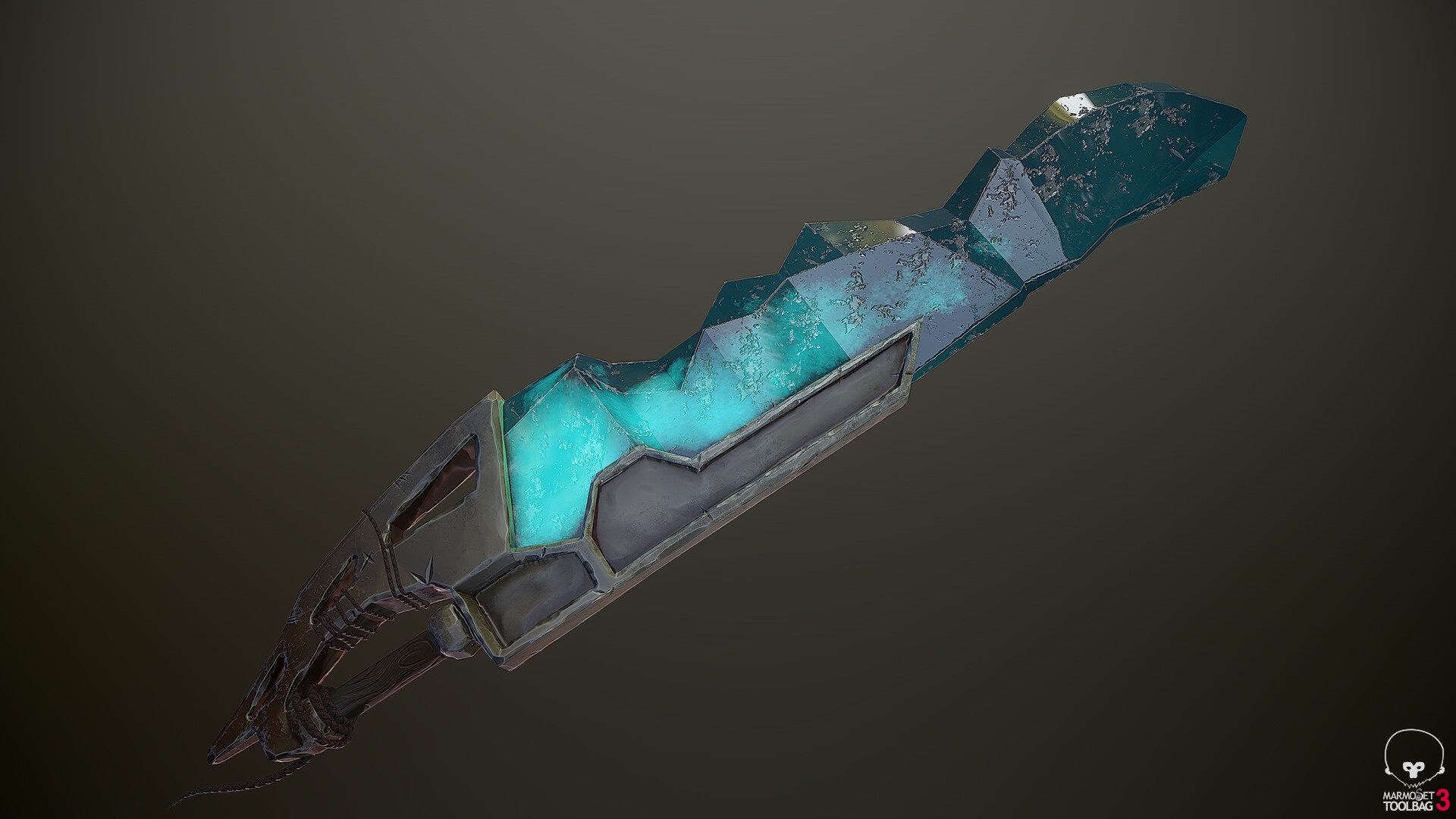 ArtStation - Stylised Crystal Blade - Final Renders
