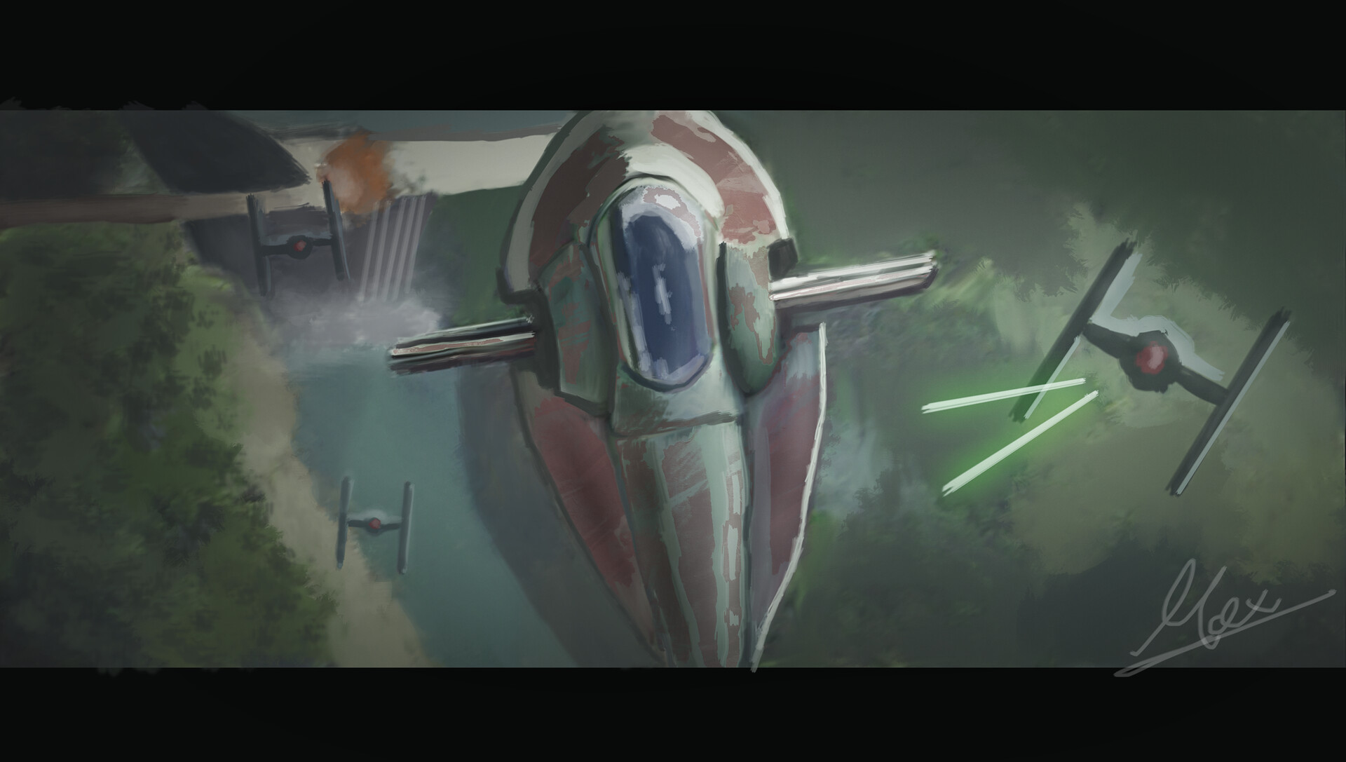 ArtStation - Mando escape