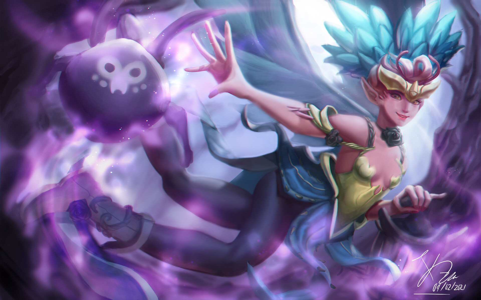 ArtStation - Dota 2 Dark Willow