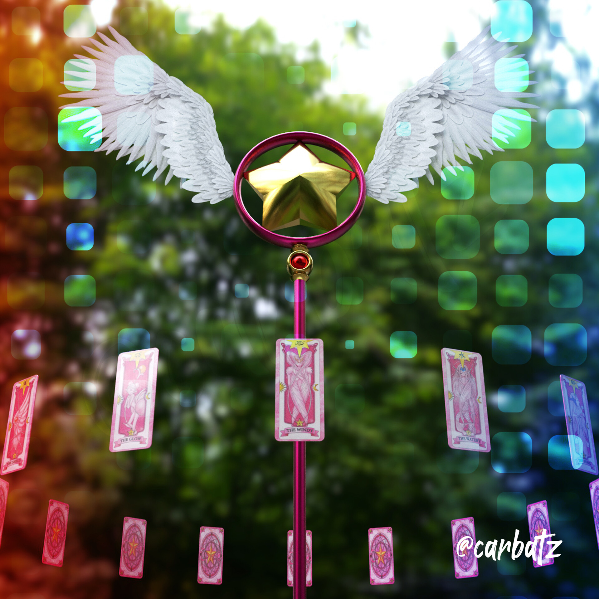 ArtStation - Fanart Báculo Sakura Card Captor