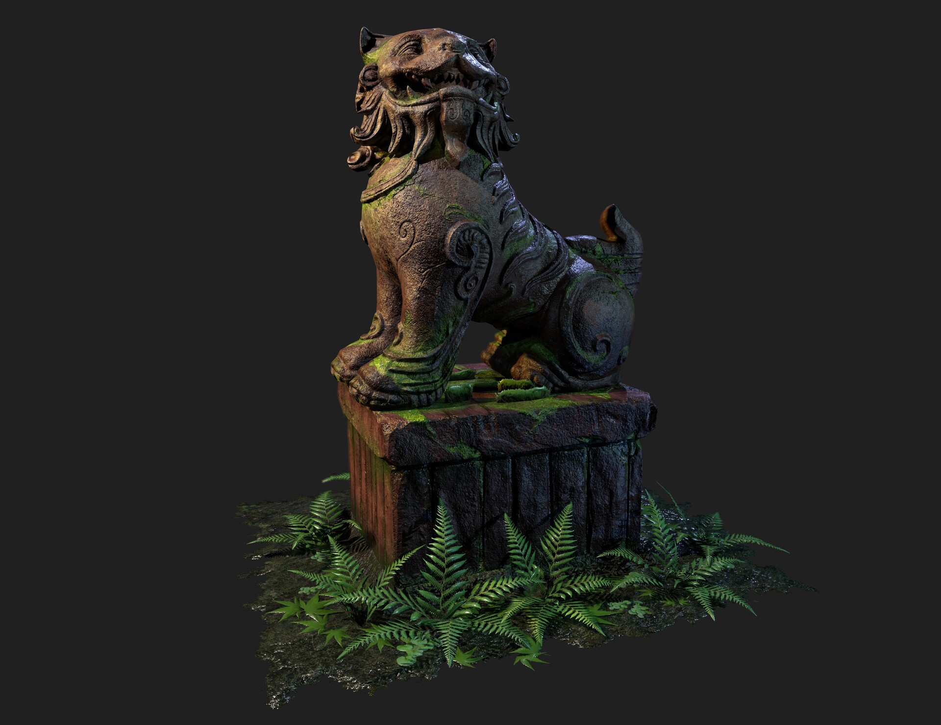 ArtStation - Chinese lion