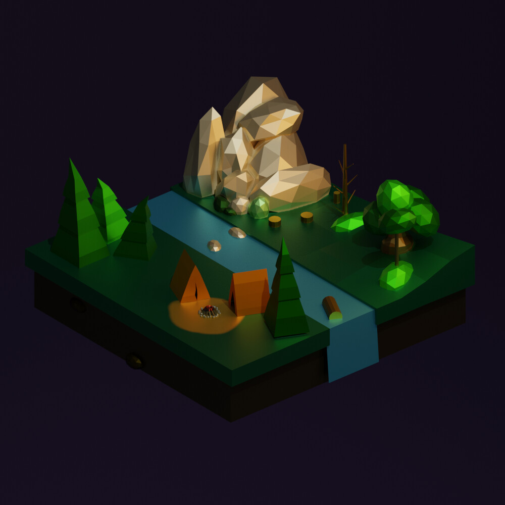 ArtStation - Small meadow