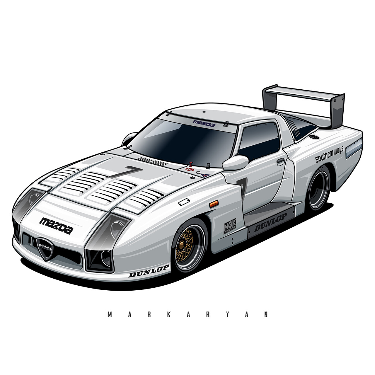 ArtStation - Mazda RX-7 254i