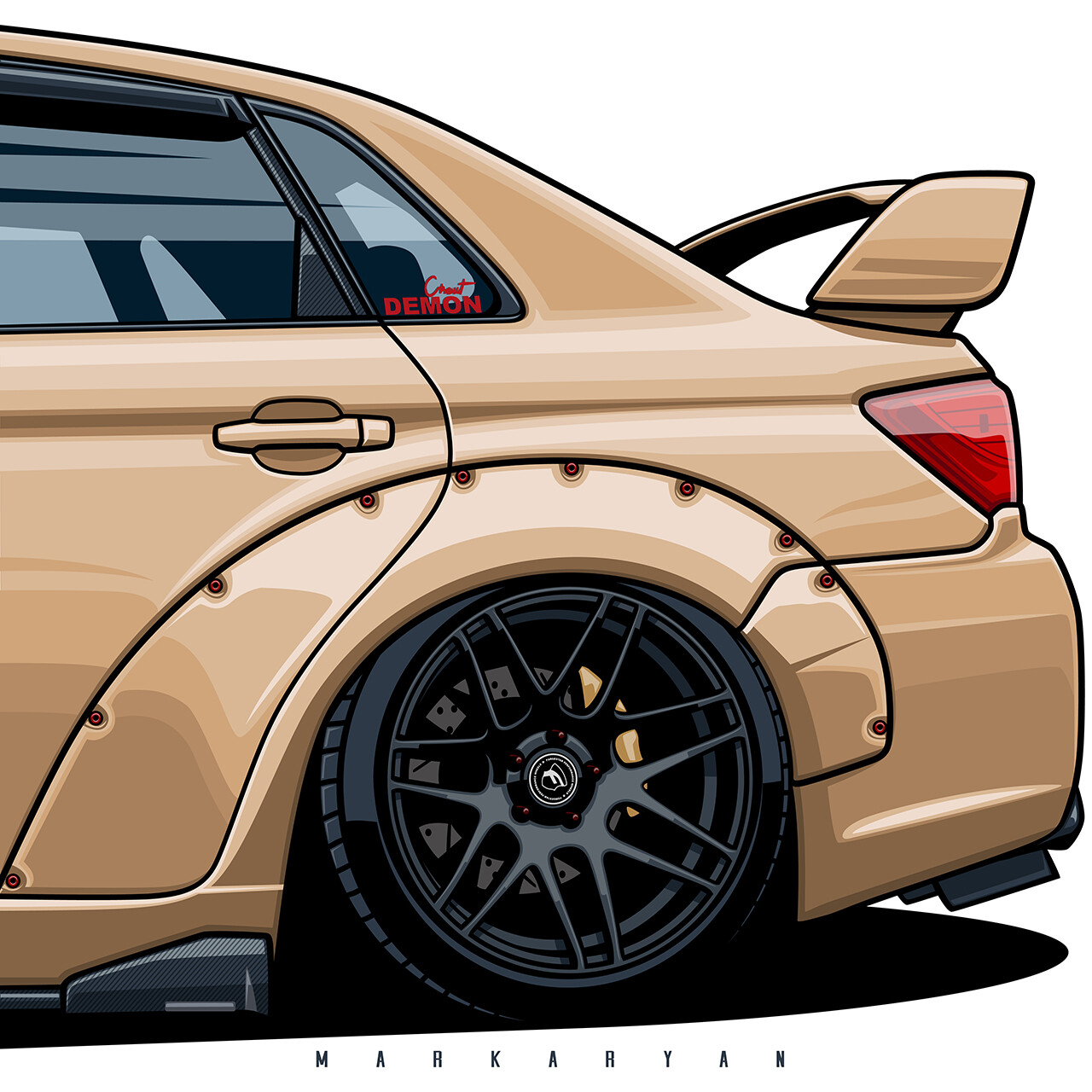 ArtStation - Subaru Impreza Fragment