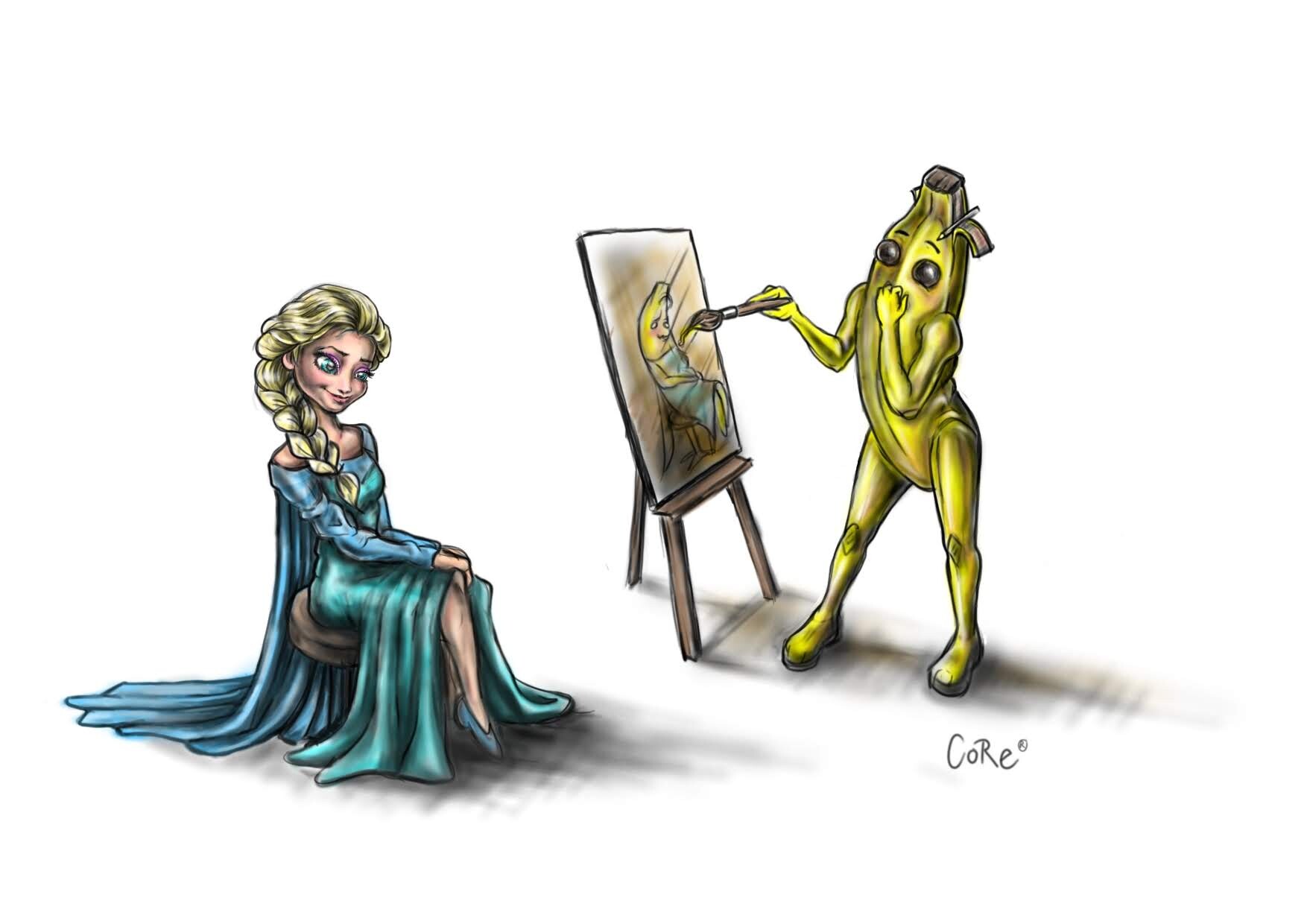 how to draw dress from fortnite