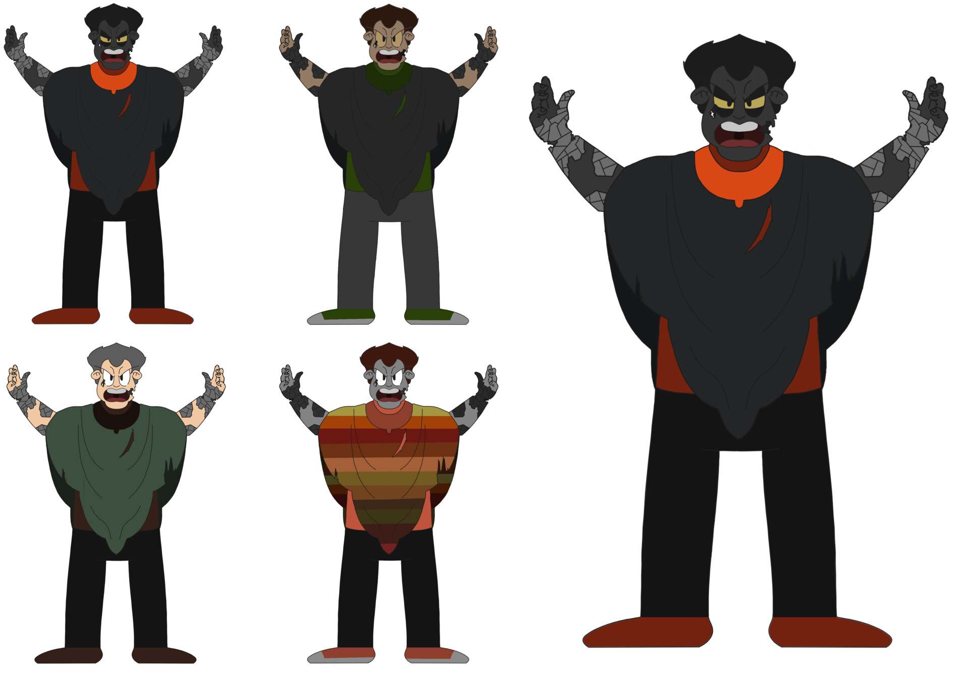 ArtStation - Rock Based Character - Scrapped College Project