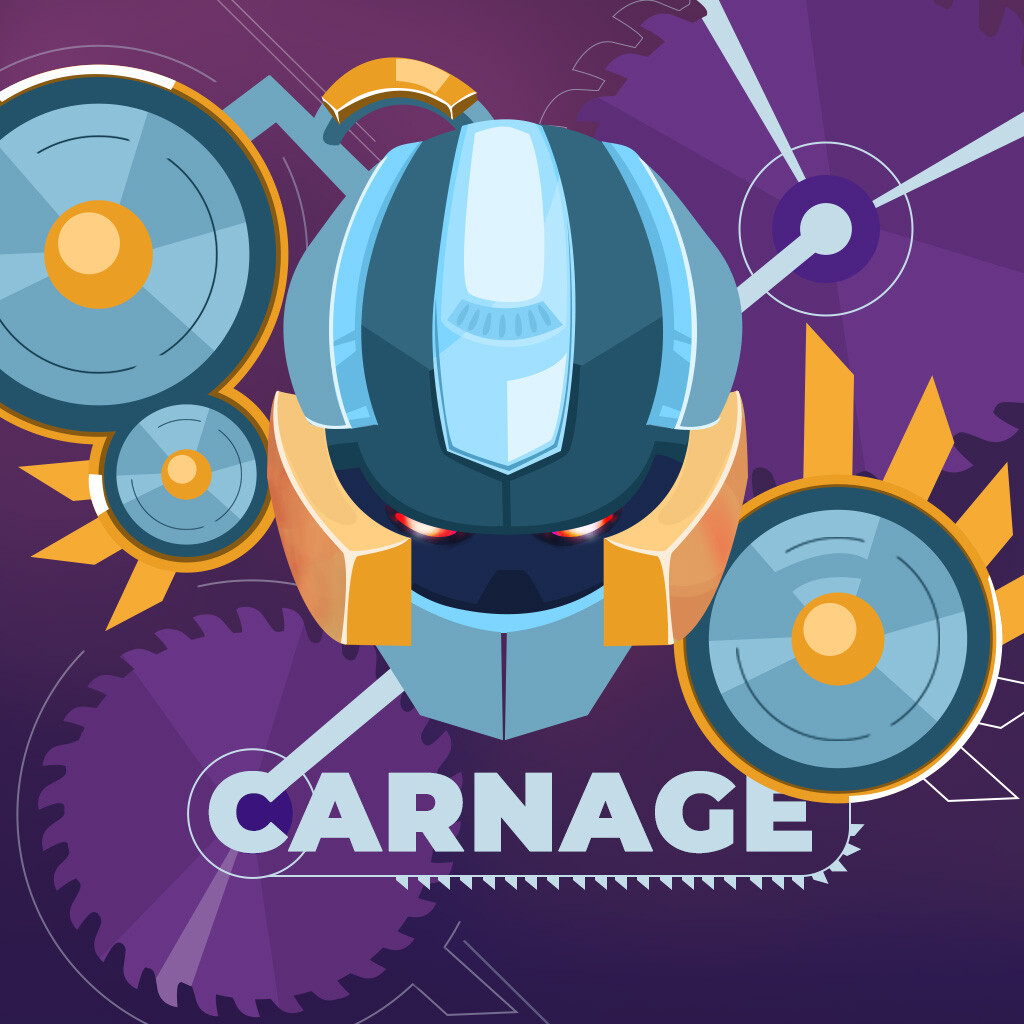 ArtStation - "Carnage" Dubstep Music Cover Artwork