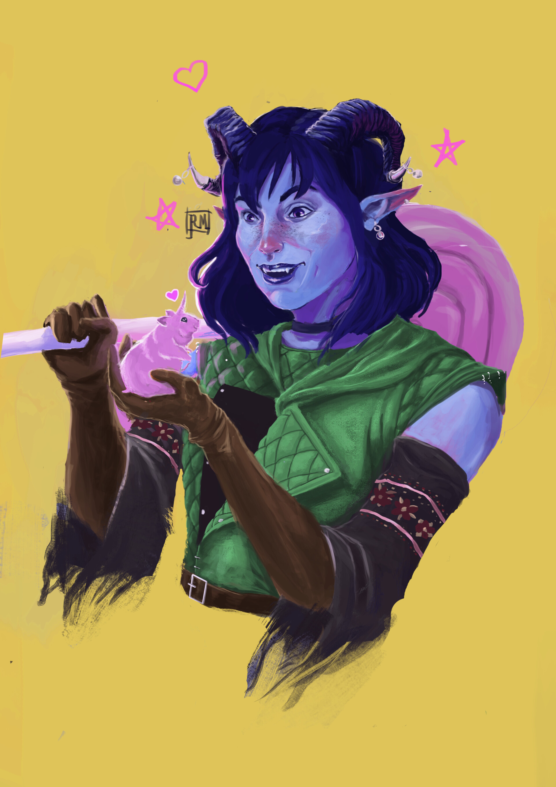 ArtStation - Critial Role Fanart- Jester