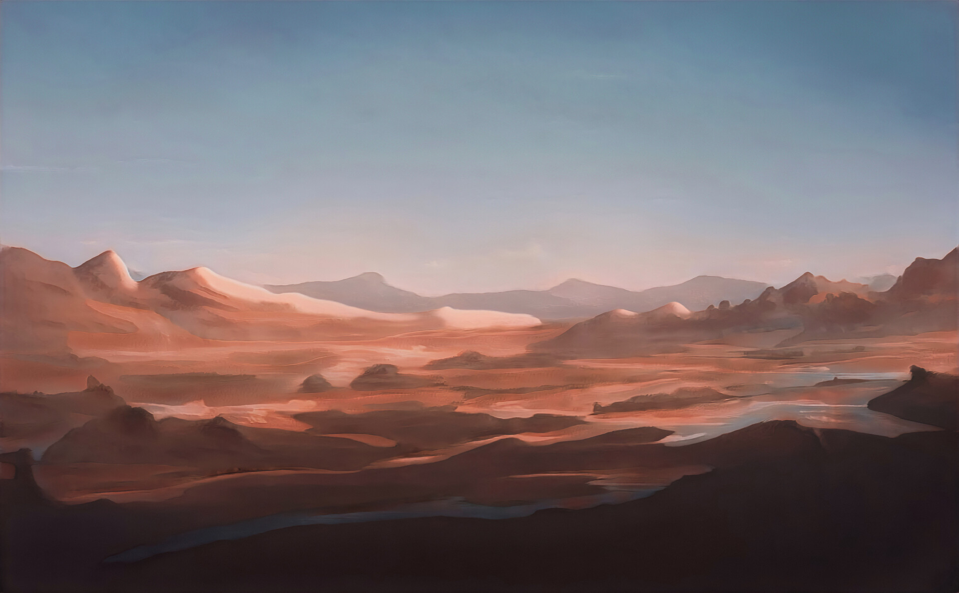 ArtStation - "Oasis" - Landscape Concept Art