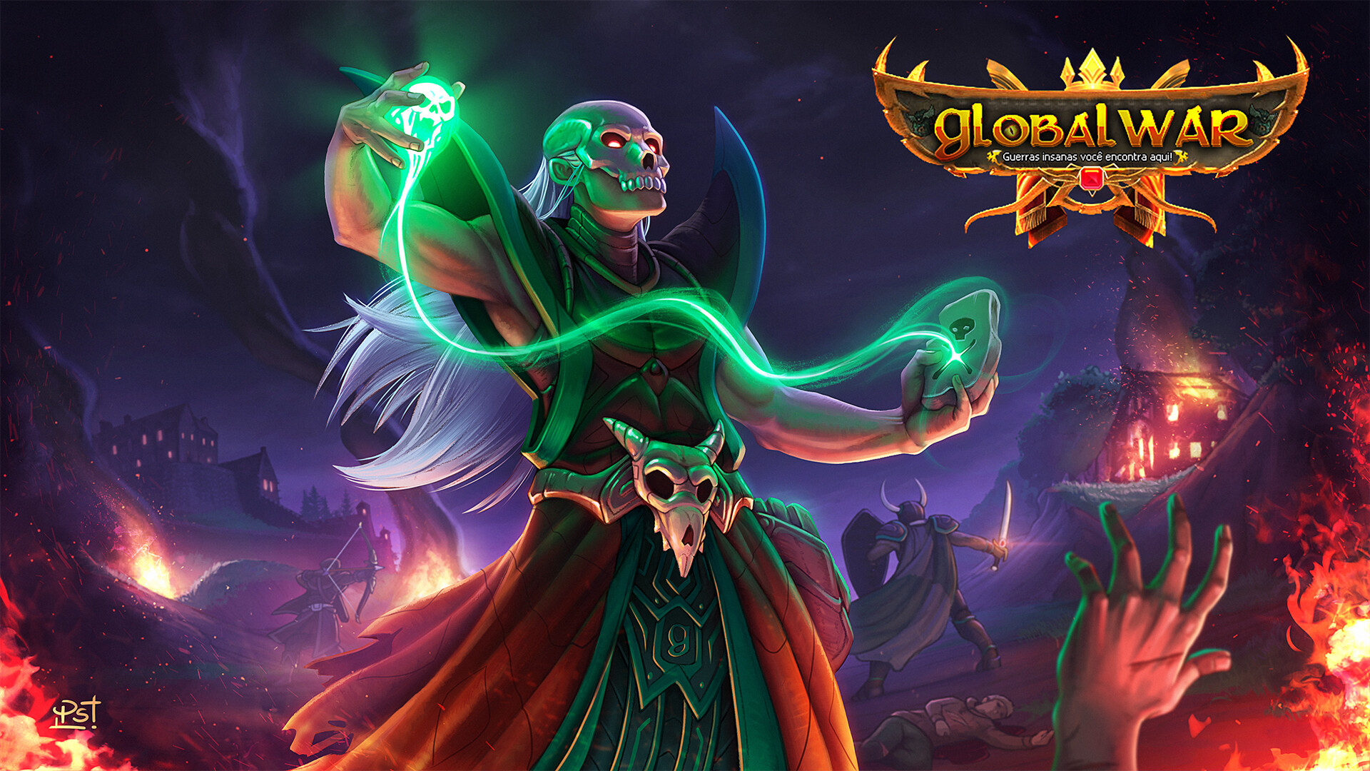 ArtStation - Global War Open Tibia Server Artwork