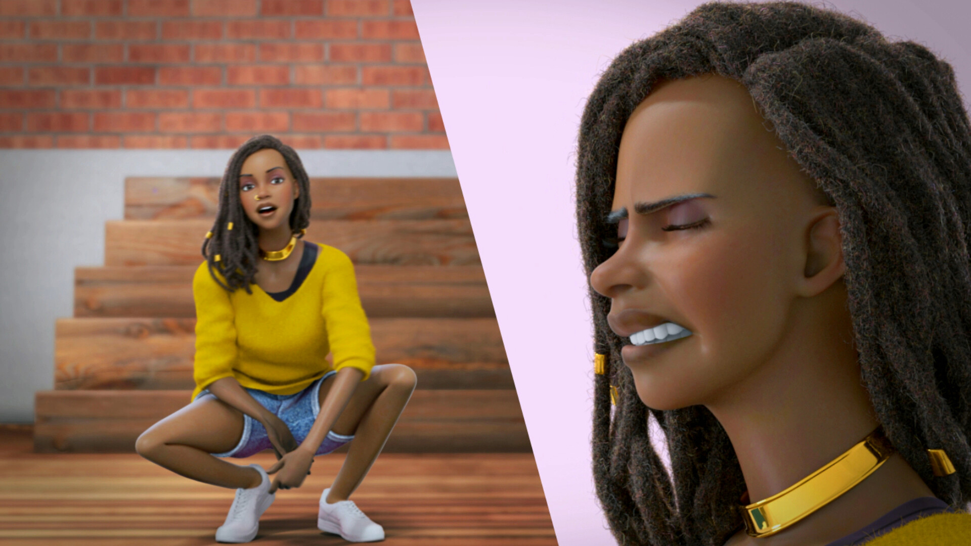 Felipe3dartist - Chika - Animated Rap Sequence