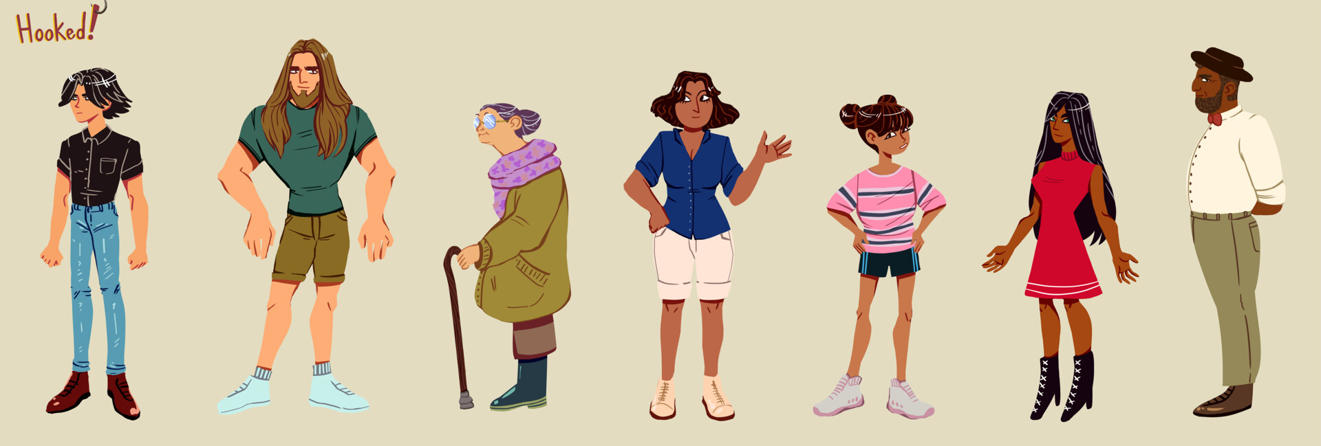 Valeria Krumdieck - Hooked! Graphic Novel & Character Design