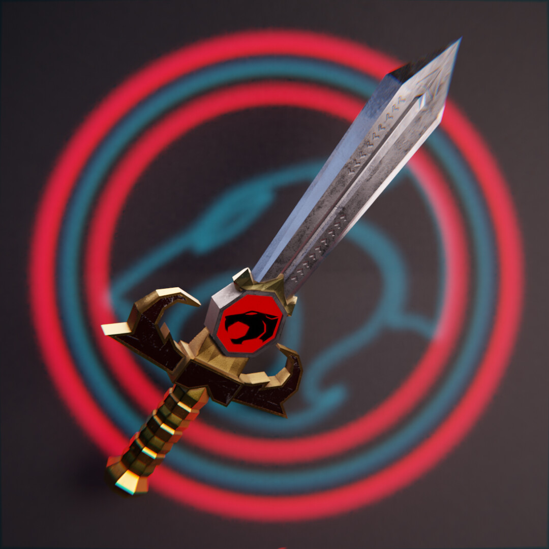ArtStation - Sword of Omens (Low Poly)