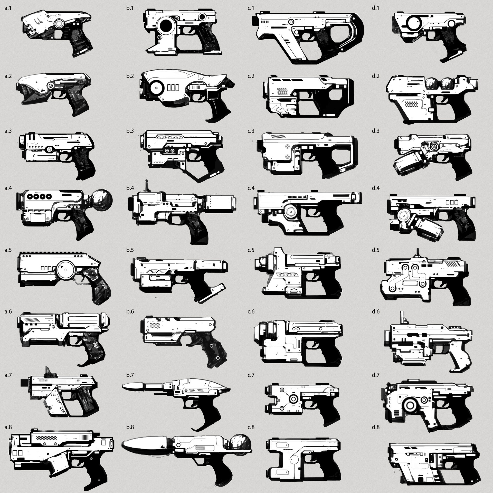 ArtStation - Weapon Design -Sketchs