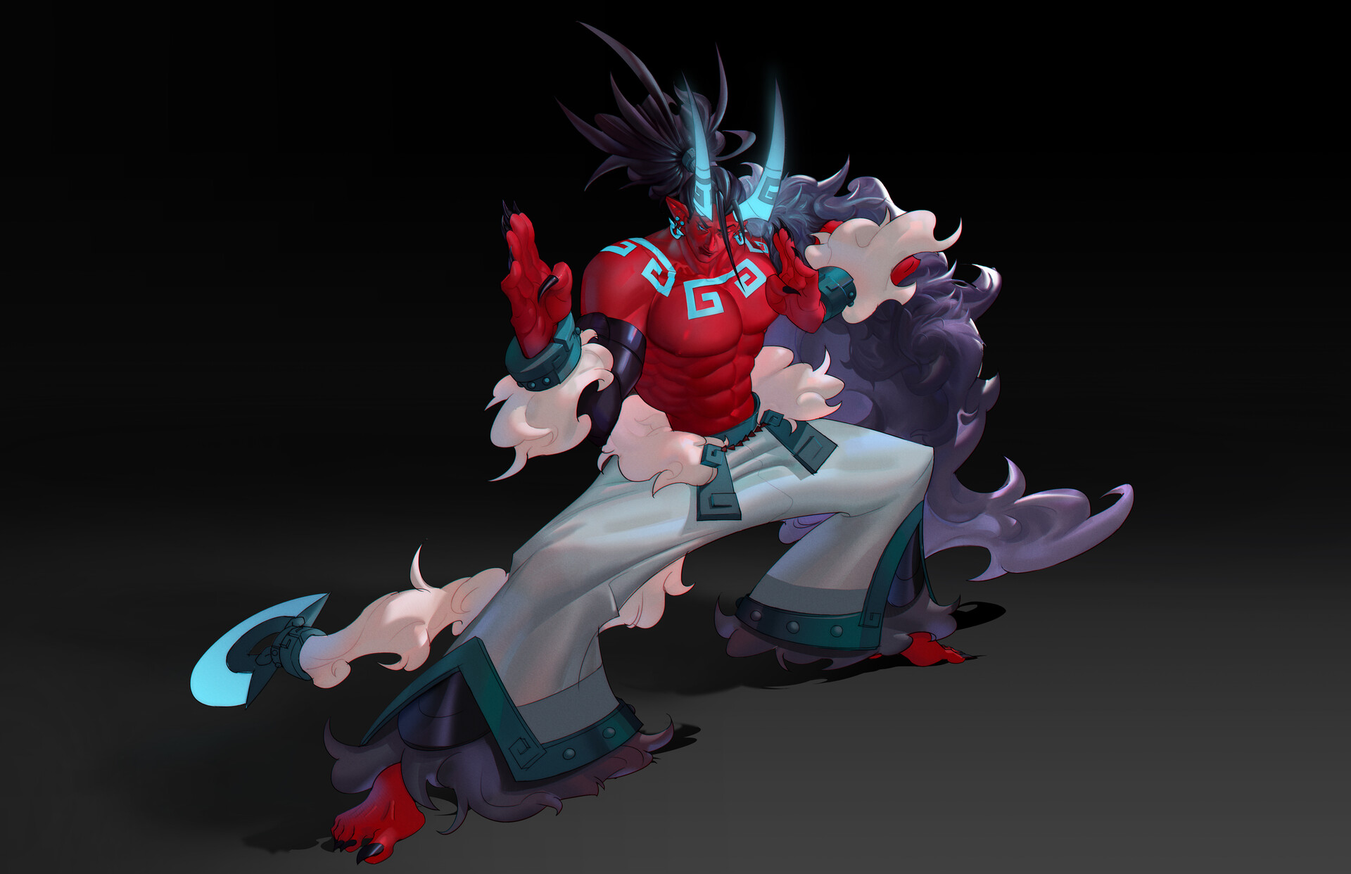 ArtStation - Oni Monk Design