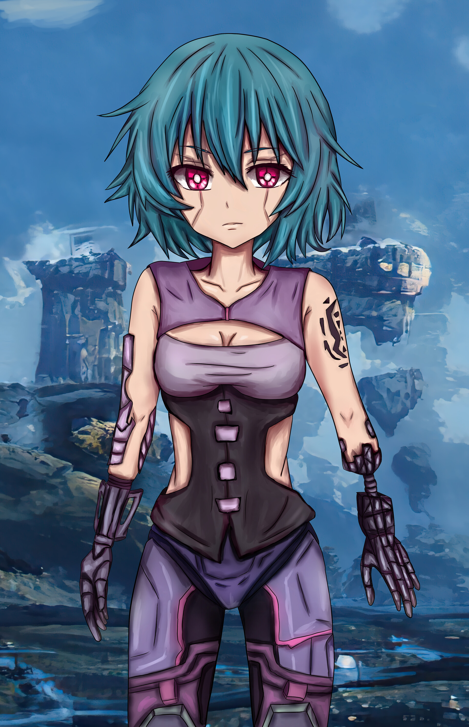 ArtStation - Cyberpunk Loli