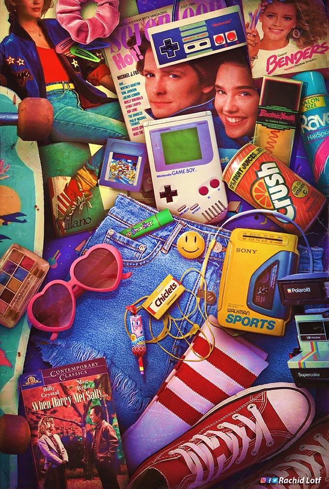ArtStation - 80s Girls Starter Pack