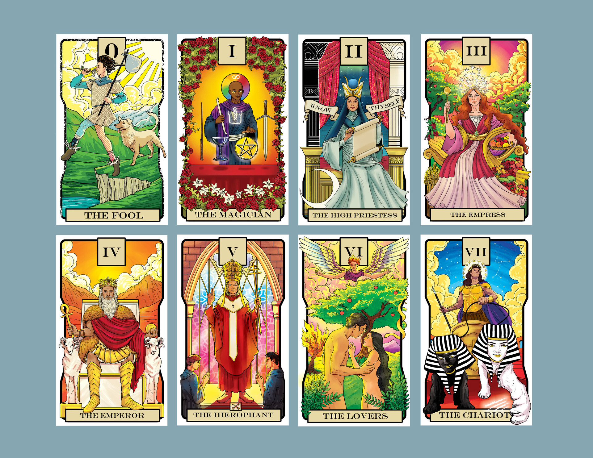 ArtStation - Re-Illustrating the Rider-Waite Deck: Major Arcana