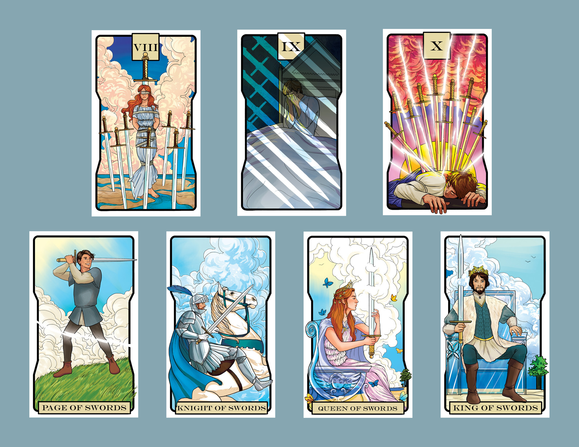 Jade Lianko - Re-Illustrating the Rider-Waite Deck: Minor Arcana