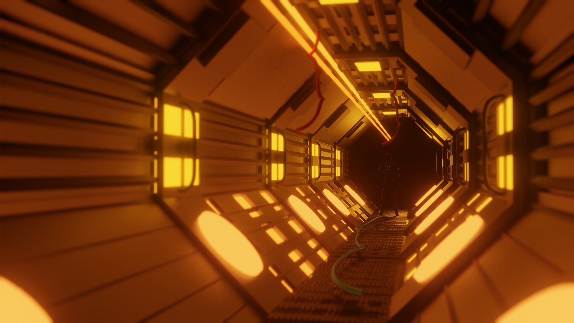 ArtStation - Space corridor