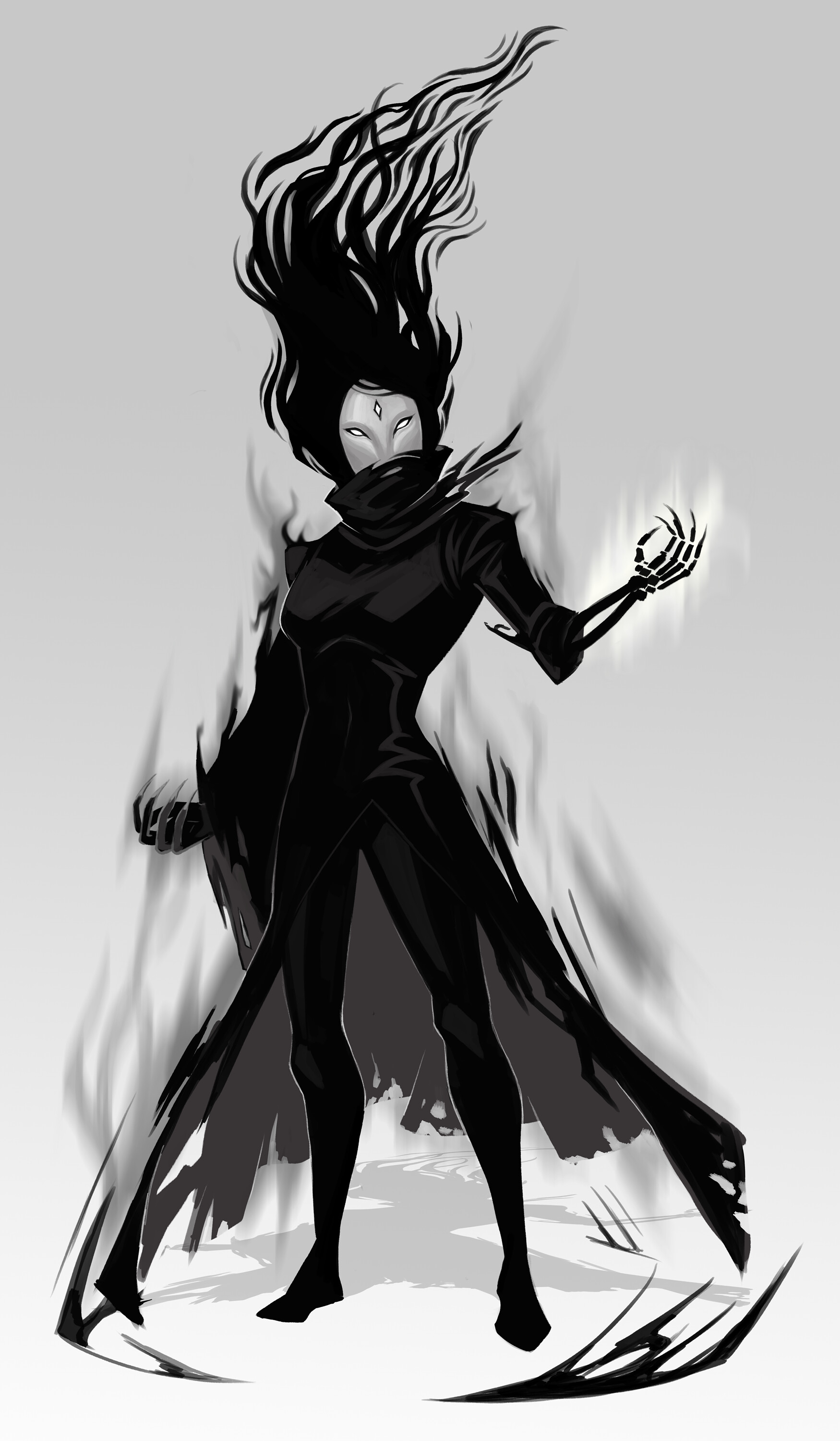 ArtStation - Bared Bones, Cloaking Shadows