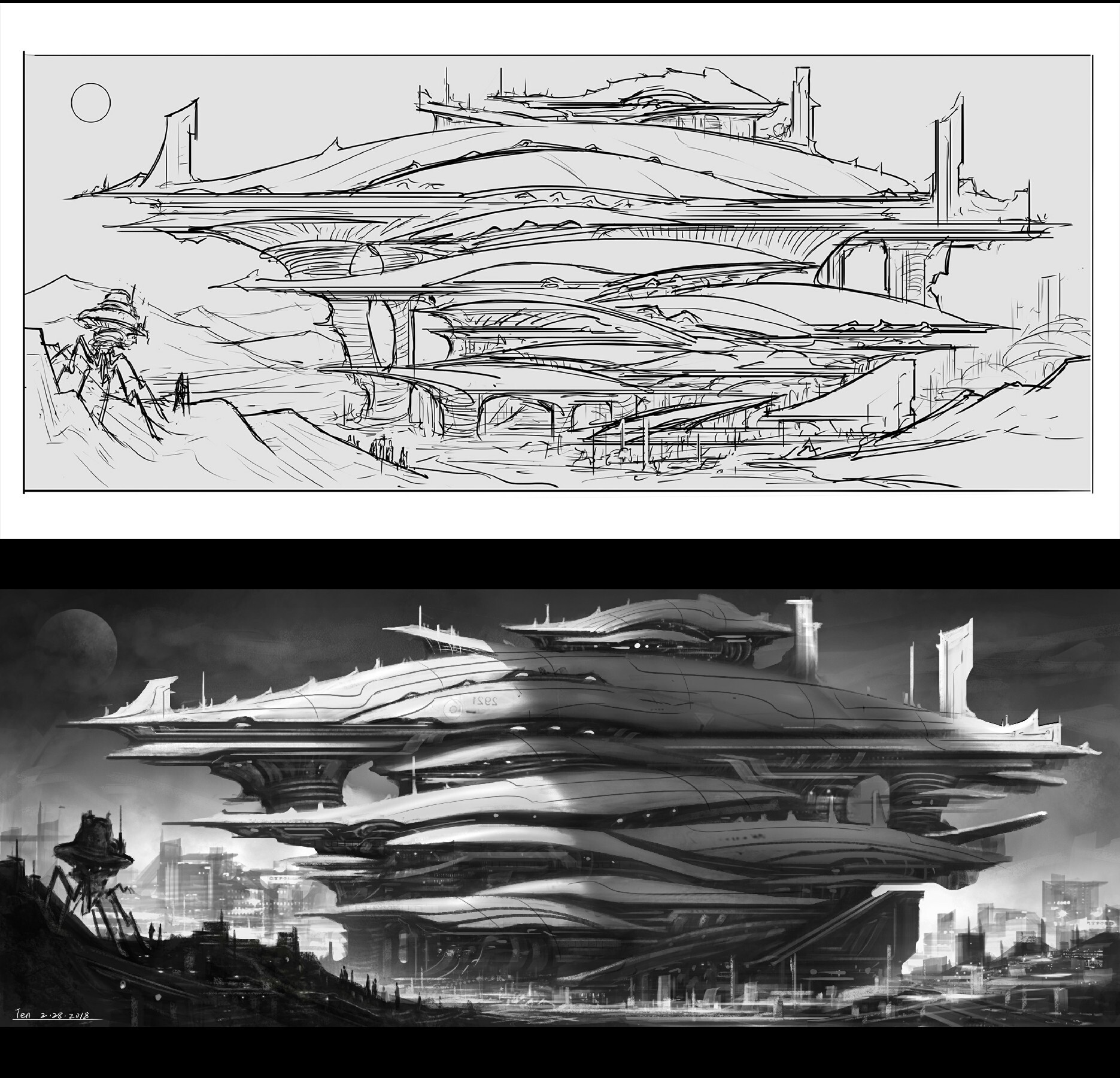 ArtStation - Sci-Fi City