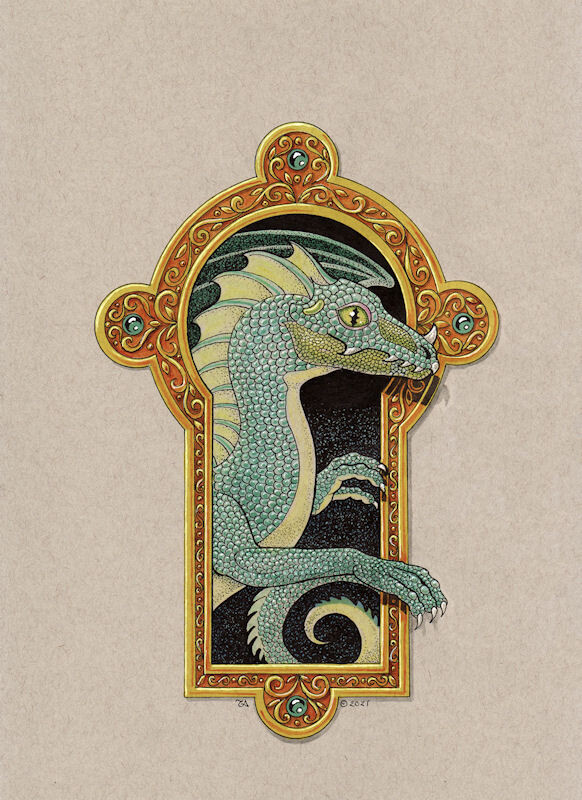 ArtStation - Keyhole Dragon 1