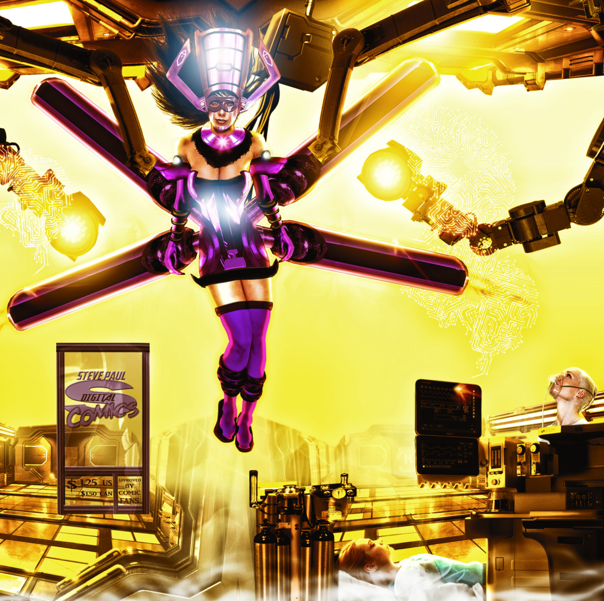 ArtStation - Galacta: Daughter of Galactus By Steve paul