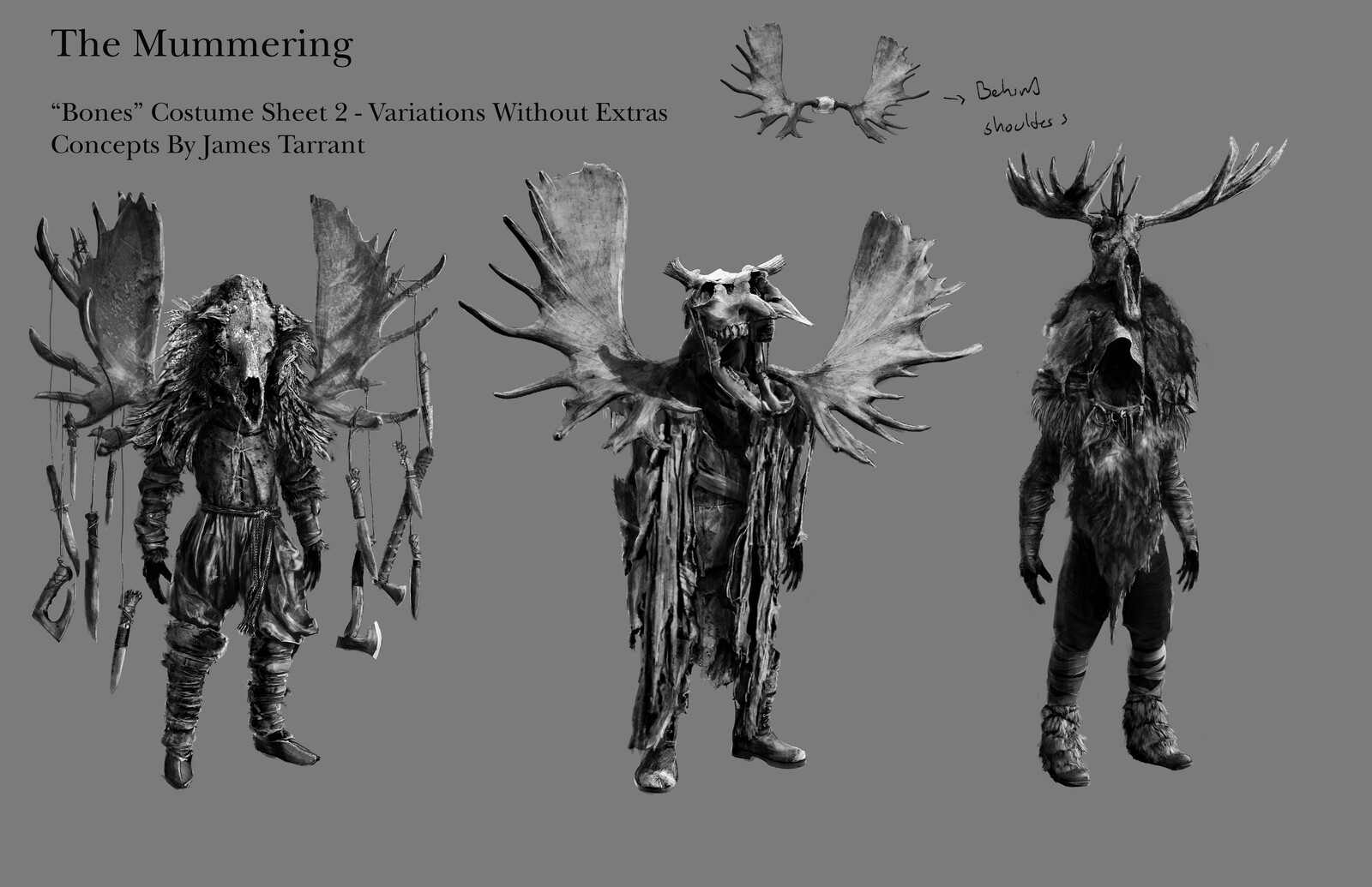 James Tarrant - The Mummering Short Film Character Concepts