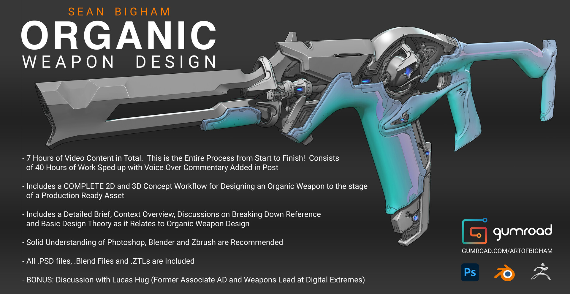 Sean Bigham - Organic Weapon Design - Tutorial