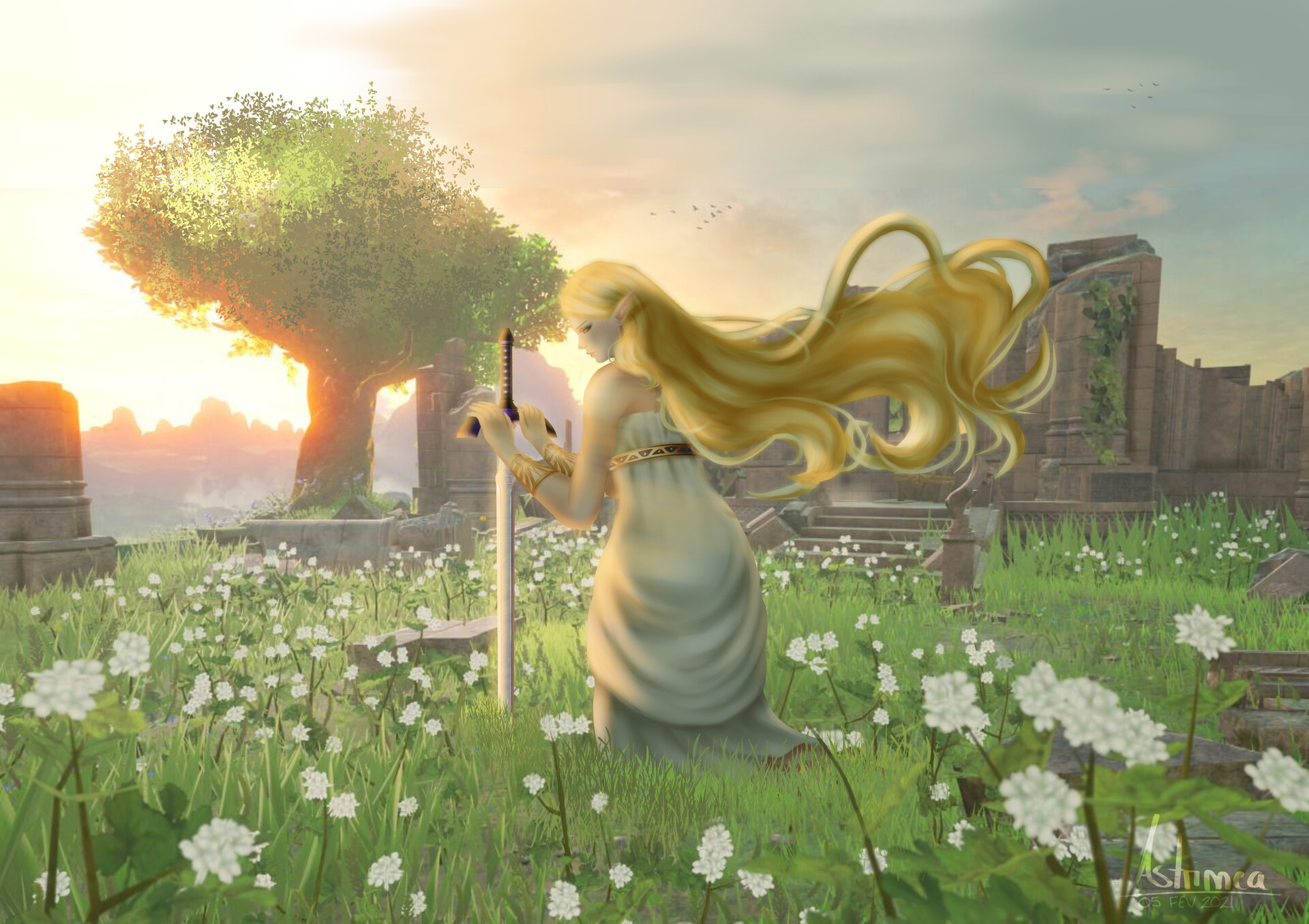 ArtStation - Zelda - botw